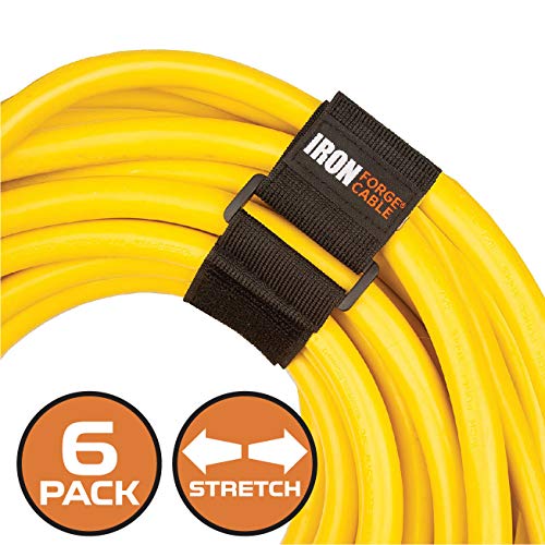 Extension Cord Wrap Organizer, 6 Pack of Elastic Storage Straps - 18 I ...