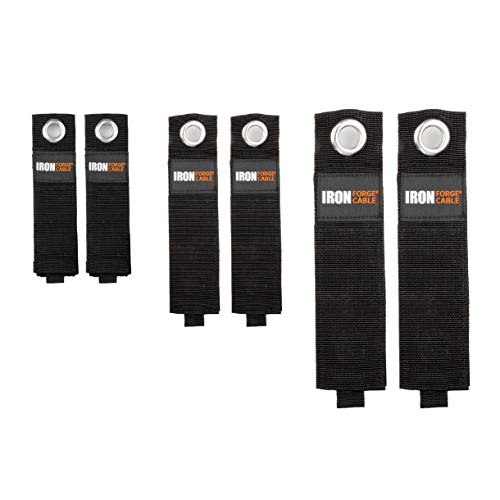 Extension Cord Wrap Organizer, 6 Piece Multi-Pack of Storage Straps ...