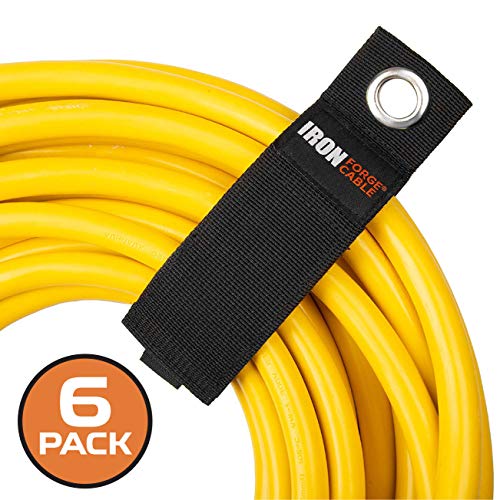 Extension Cord Wrap Organizer, 6 Pack of Storage Straps - XXL 20 Inch ...